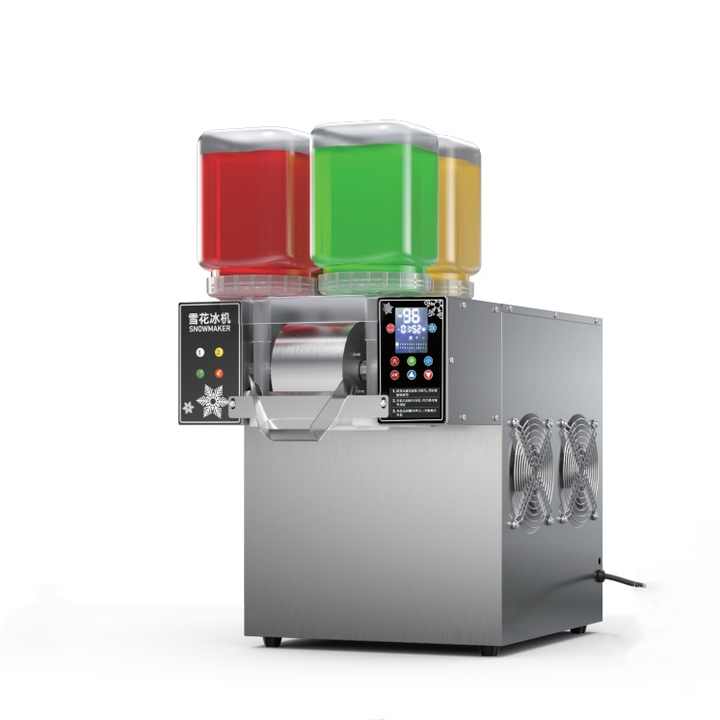 Four Flavors 120kg/day Snowflake Ice Machine - Durable & Efficient
