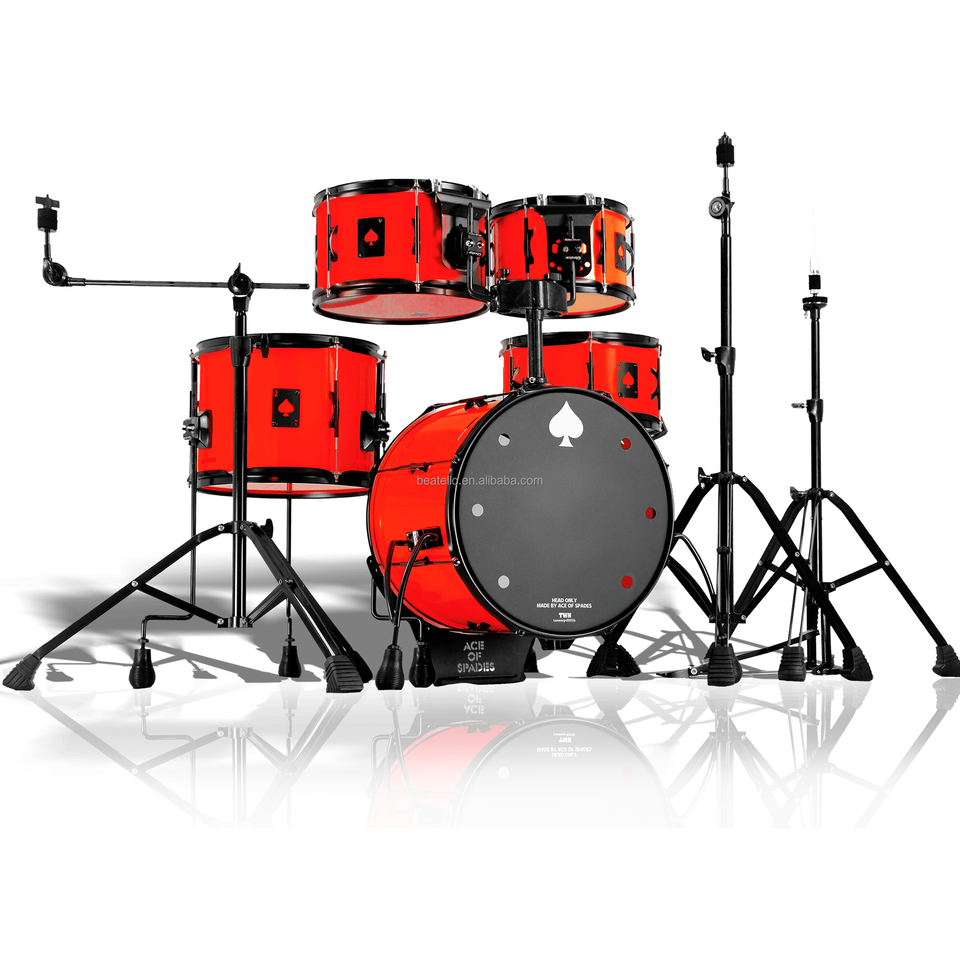 ACE of SPADES High Quality Drums Set Percussion Insteument Drum Kit ...