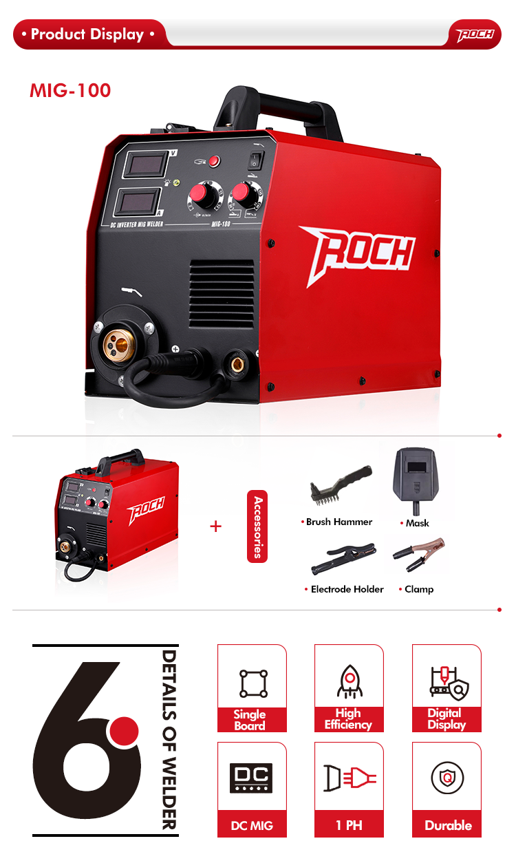 Máy Hàn Mig-100 Dc,Bộ Biến Tần Hiệu Suất 80% - Buy Mig Gasless Welder ...