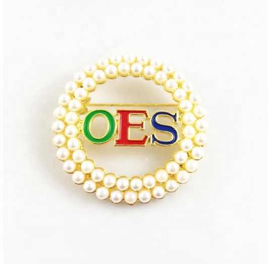 Custom OES Eastern Star Lapel Pins Jewelry High Quality Eastern Star ...