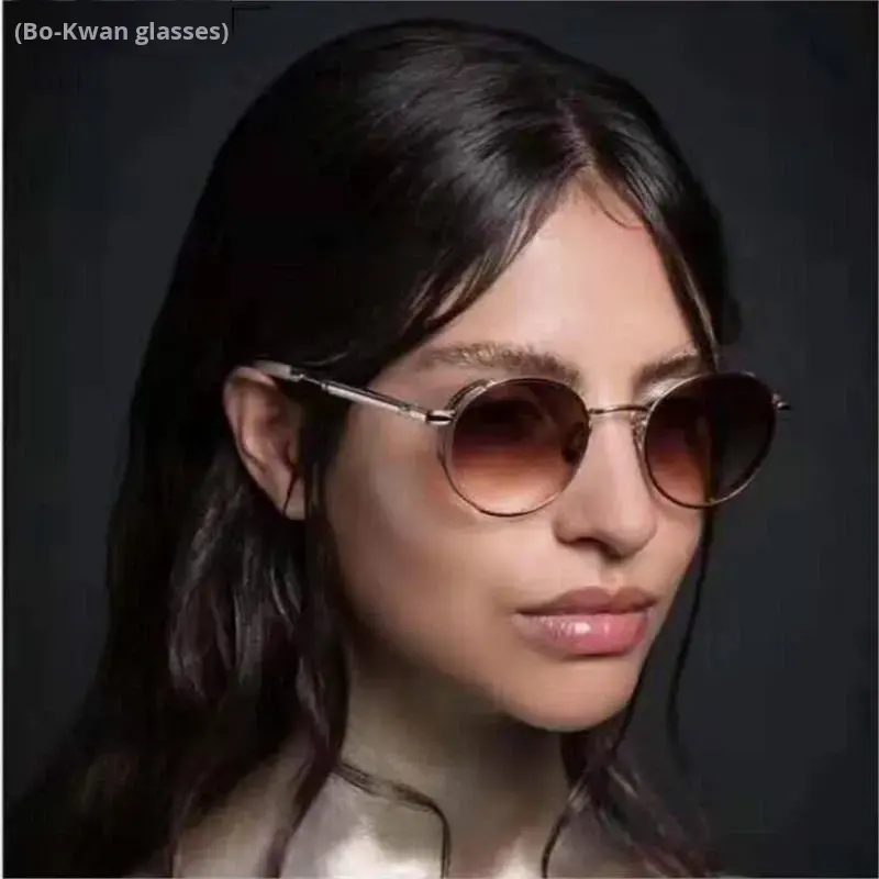 Custom Logo Steampunk Trendy Men's Metal Frame Sunglasses, Polarized ...