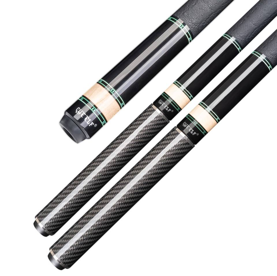 Rayspeed Premium New Style Black Billiard Cue 2-Piece Maple Wood Pool ...