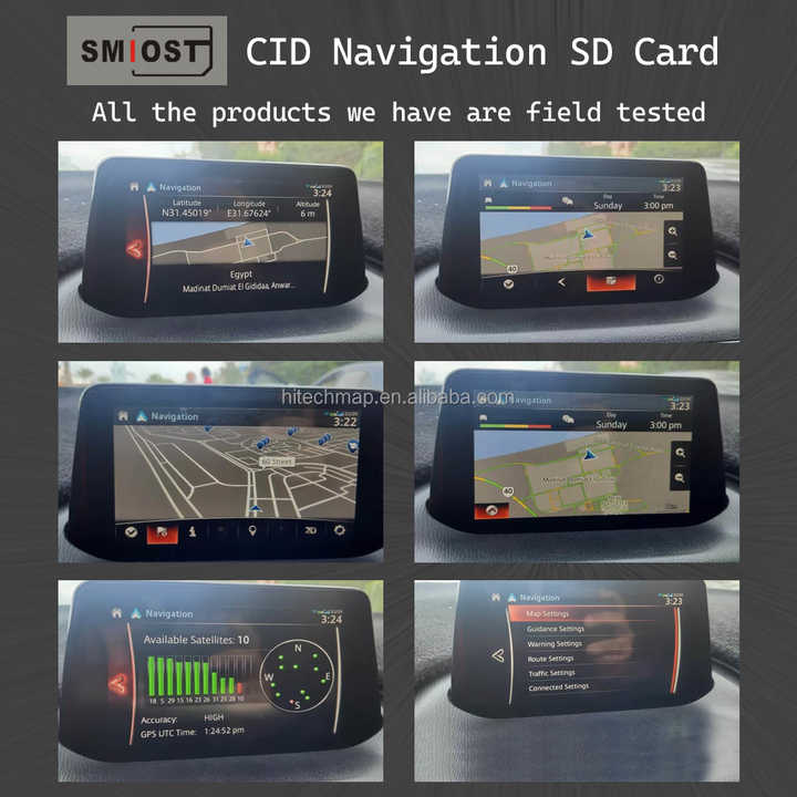 SMIOST Custom CID Offline Maps Navigation Update GPS 8GB TF Memory Card ...