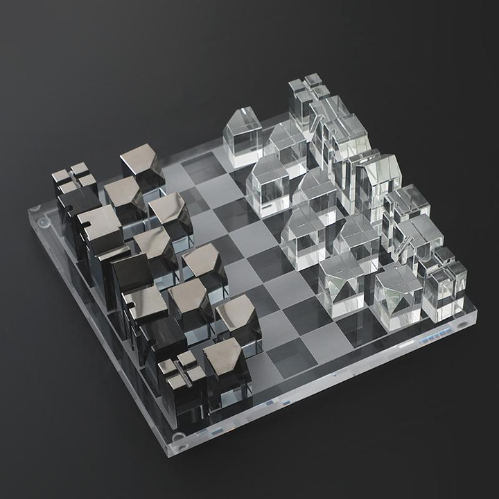Modest Luxury Custom Chess Set - Fashionable & Functional
