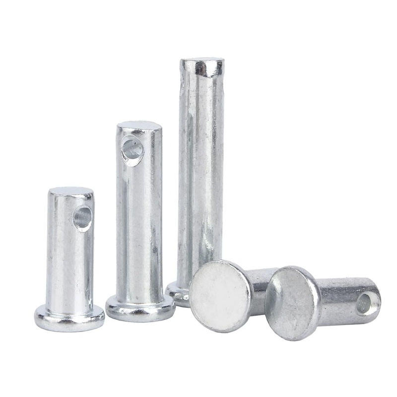 304 Stainless Steel Clevis Pins With Hole GB882 Flat Head Cylindrical ...