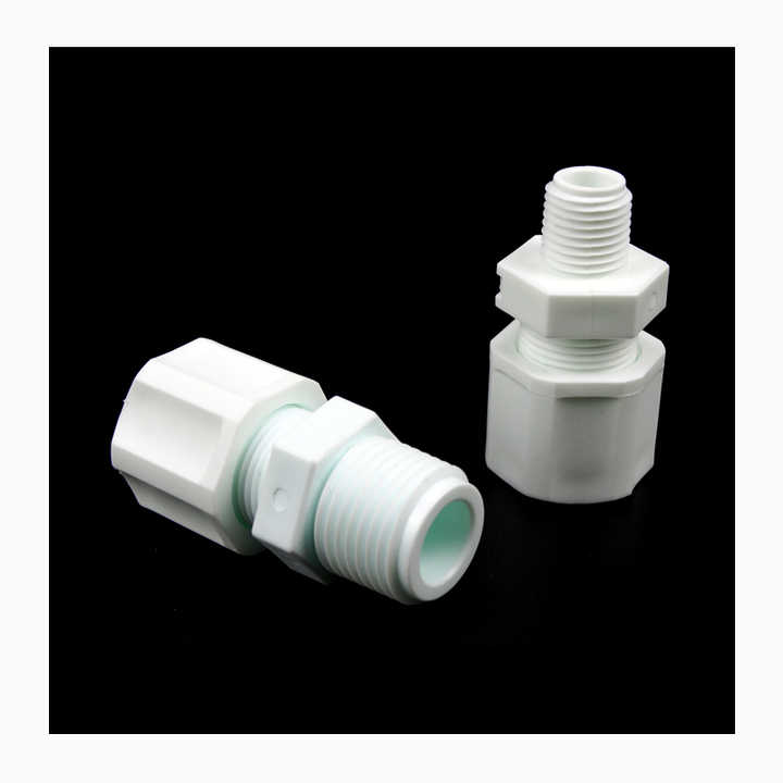 PP Tube Fitting Plastic Joint PP Double Ferrule Compression Male ...