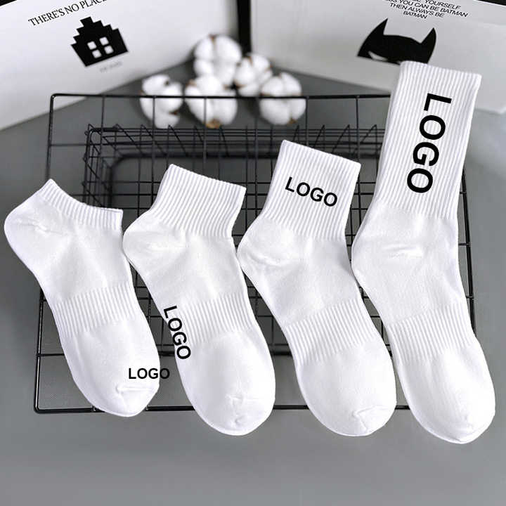 Custom Logo Socks - High Quality Compression Ankle Crew