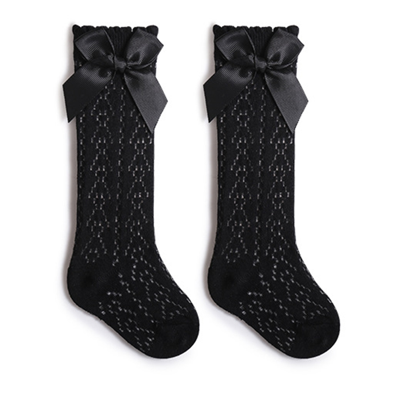 Wholesale Spanish Long Socks with Bow for Girls - Organic Cotton