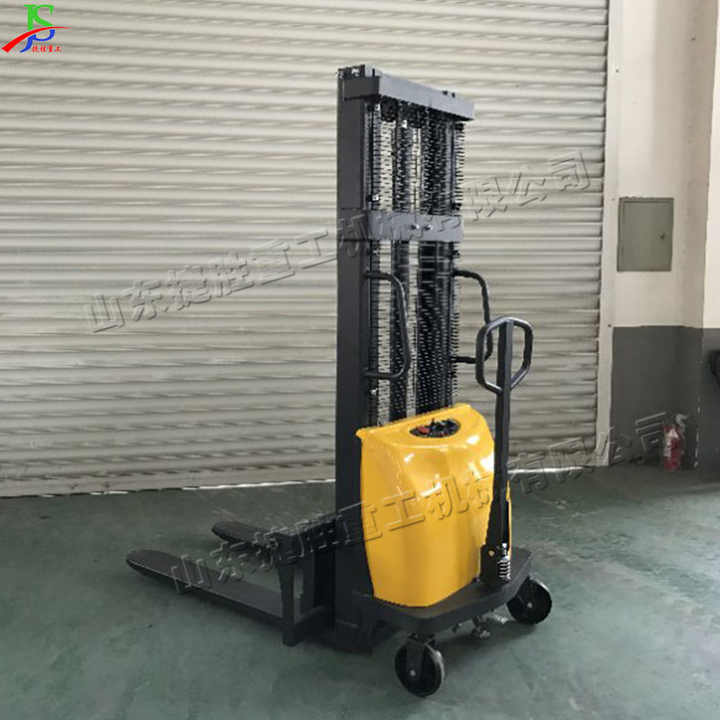 Simple Structure Large Load Capacity Electric Stacker for Factory Goods ...