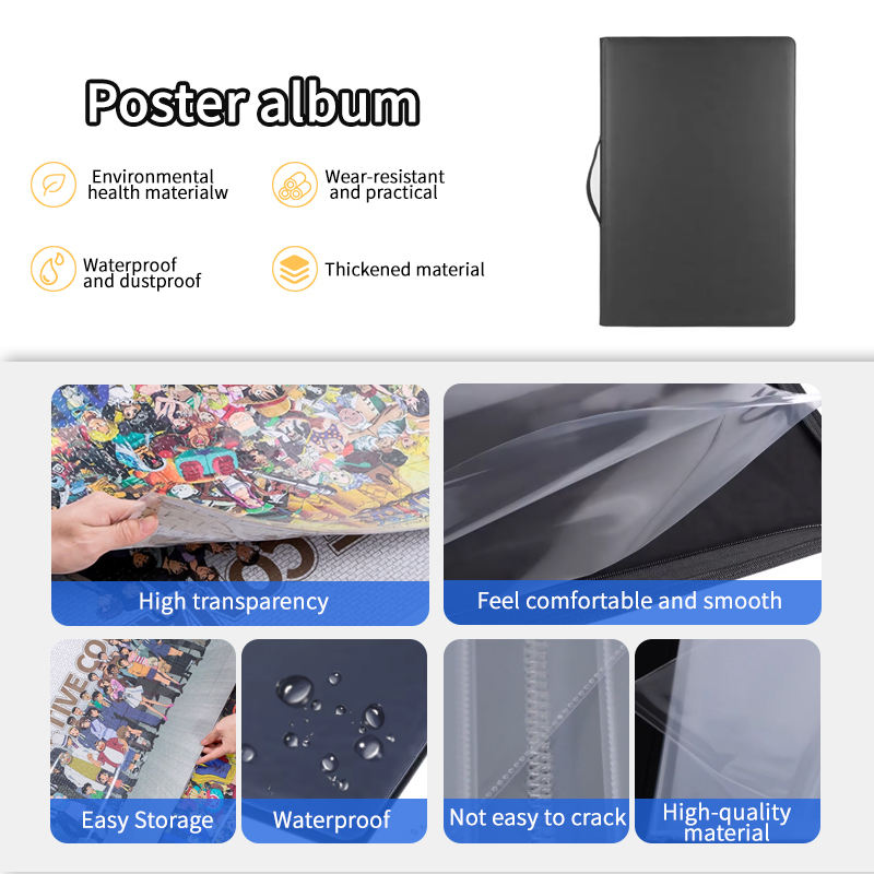 Capello Large Display Picture Album with Custom Logo PU Cover