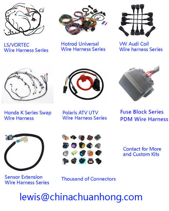 Fuel Pump Harness for Ford 6C3Z-9F759-A - CNCH Custom Plug Wire Harness ...