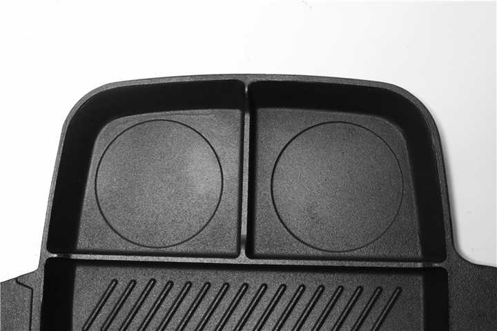 Hot Selling 5 in 1 Section Cast Iron Pan Skillet 5 Slots Frying Pan ...