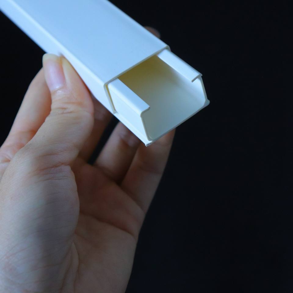 Solid Triangle PVC Cable Trunking for Skirting - Protect Wires ...