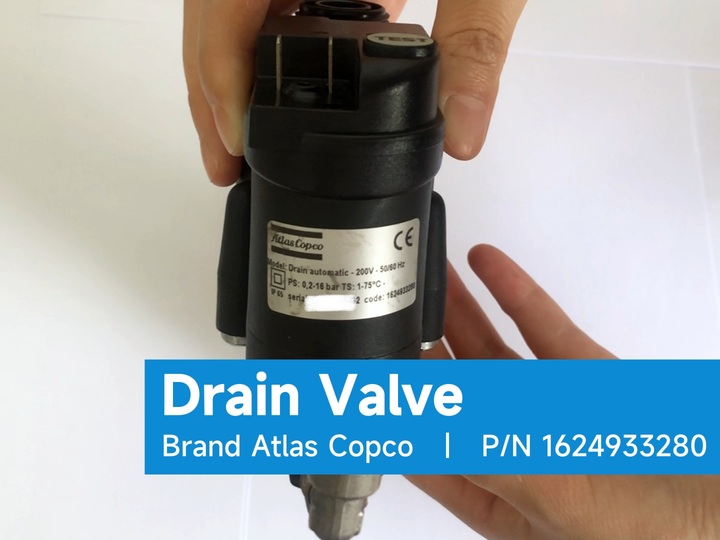 Atlas Copco ED12 Drain Draw Off Valve 115V - 1 Year Warranty for Air ...
