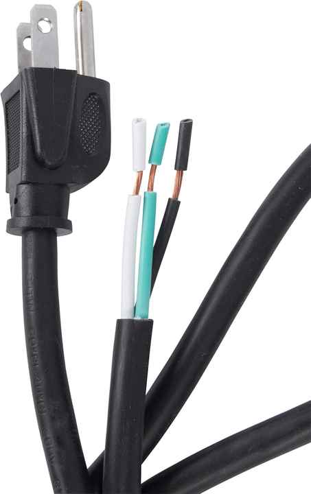 Power Cord Pigtail 3 Prong 18AWG Open Wiring End SJT Replacement Power ...