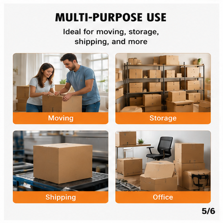Heavy Duty Corrugated Moving Box Custom Packing Carton Recyclable ...