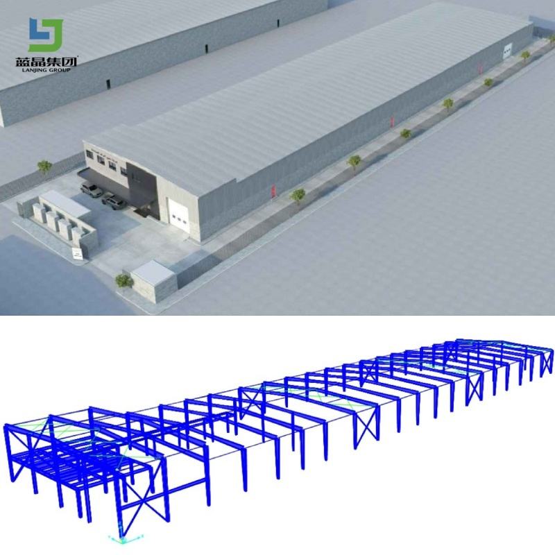 Professional Design Prefab Support Steel Structure Large Logistics ...