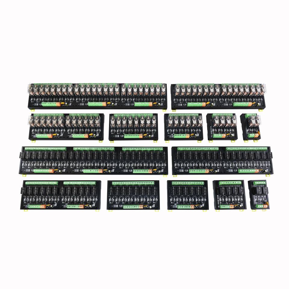 PLC Control Relay Module 2-24 Channel Optocoupler Isolated 12V 24V DC ...