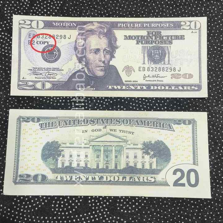 Realistic Paper Prop Money USA 5 10 20 50 100 Dollar Bills Movie ...