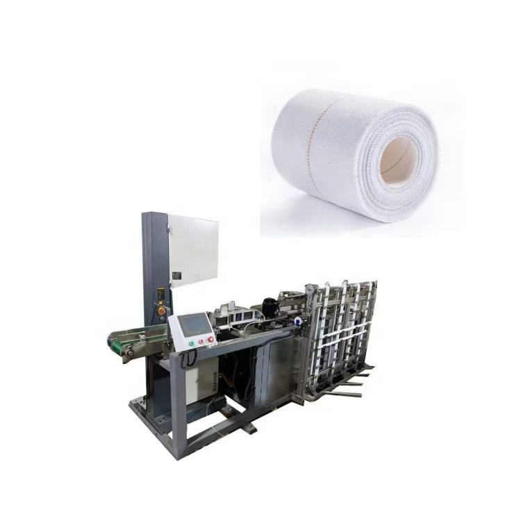 High Quality Automatic Gauze Bandage Roll Rewinding &Cutting Machine ...