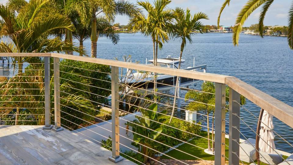 Low Maintenance Stainless Steel Cable Railing Systems 316' Bridge ...