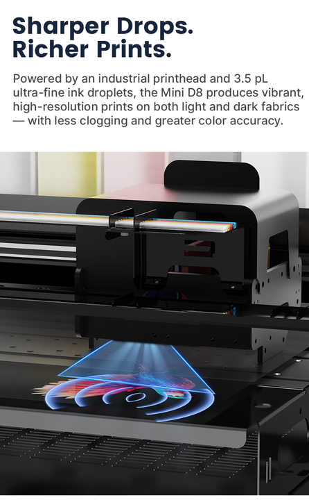 Pink Haolic D-8 A3 DTF Printer Kit | Stylish XP600 Direct to Film ...
