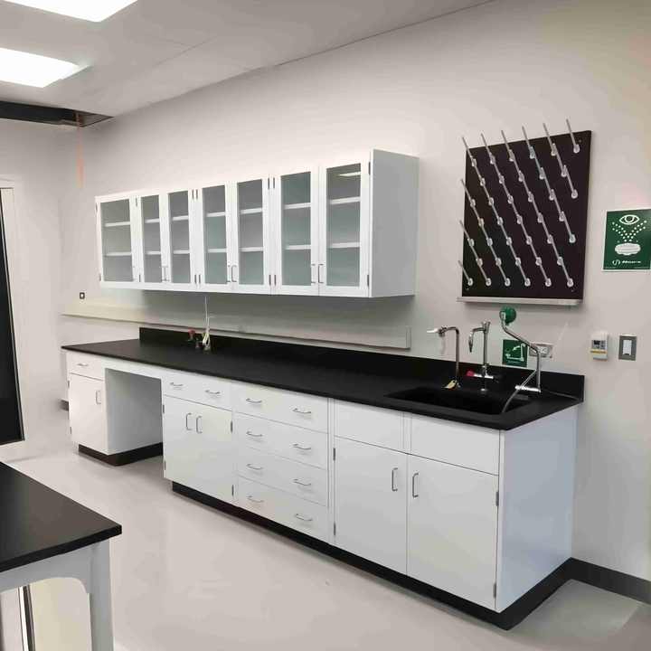 OEM Medical Chemical Biology Wood Steel Island Wall Lab Bench ...