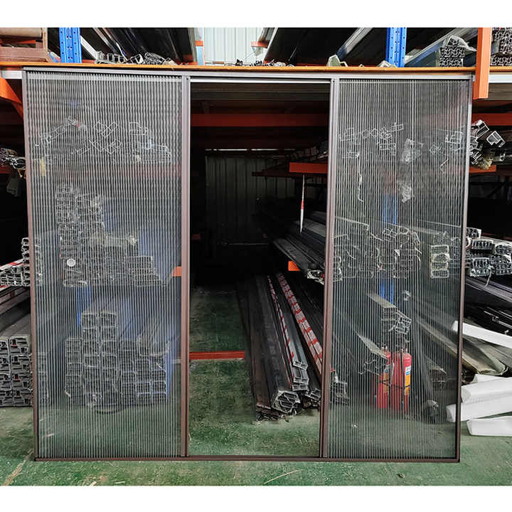 Folding Screen Door Aluminum Mosquito Net Bug Door Curtain Pleated Mesh ...