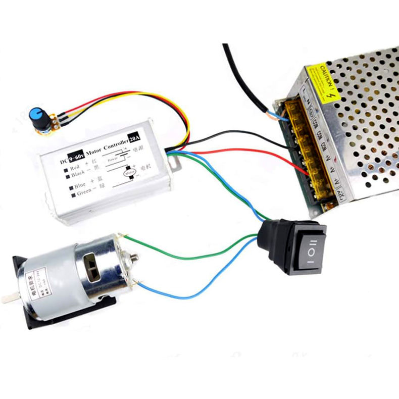 KT DIY PWM DC Motor Speed Controller Driver Module 9V-60V 20A 1200W ...