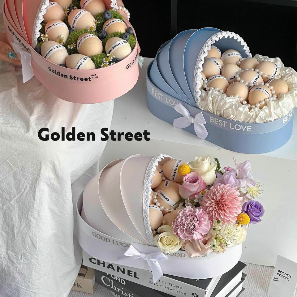 Cradle Flower Box Fresh Flower Packaging Gift Box Egg Postpartum ...