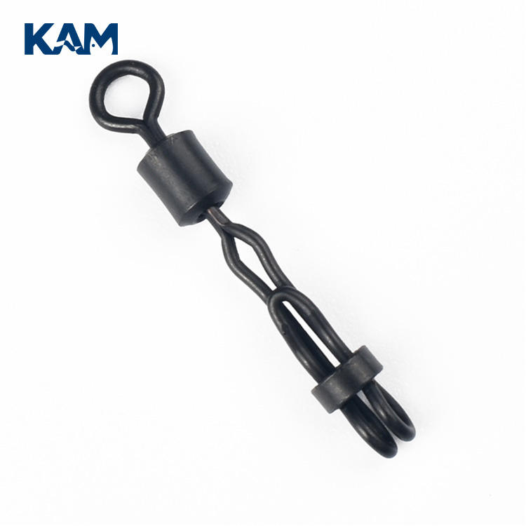 Kam Carp Fishing Side-line Rolling Swivel Quick Lock Swivel Change ...