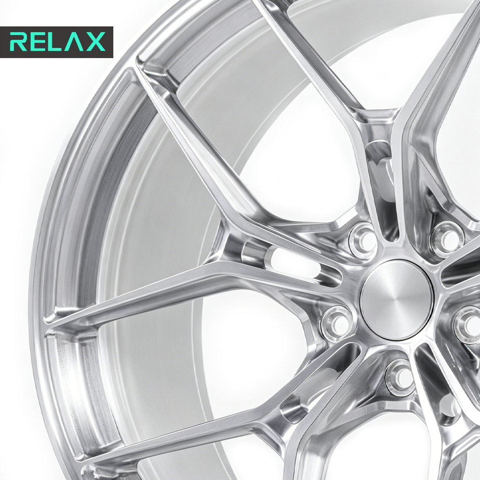 2026 1 Piece Custom Forged Wheels Transparent Brushed Silver Aluminum ...