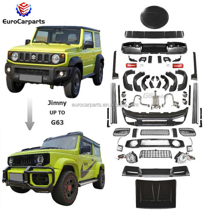 Jimny Mini G63 Style Body Kit Fit for 2018-2021 Jimny Car Bumpers ...