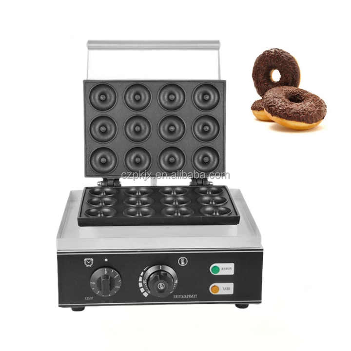 Nonstick Stainless Steel Electric 110v 220v Doughnut Maker Making ...