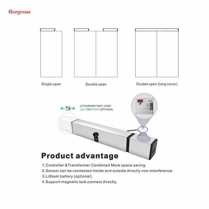 Electric Door Closer Aluminum Automatic Door Closing Machine Silent ...