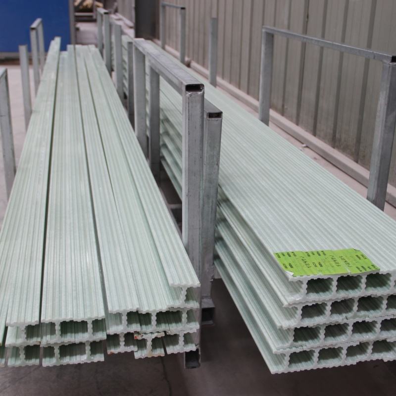 Pultruded Plastic Fiberglass FRP GFRP Structural I Beam Profiles-High ...