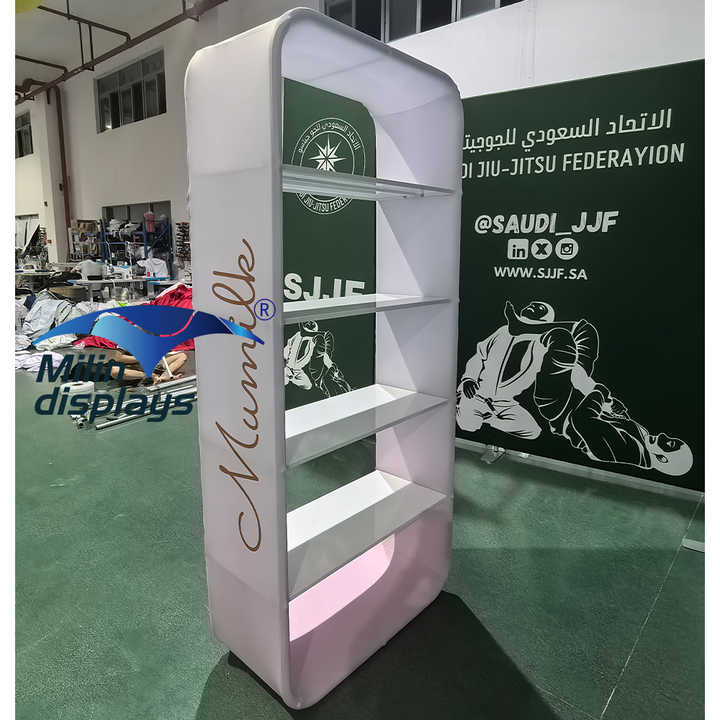 OEM Easy Install Display Background Shelf Backdrop Shelf Display Stand ...