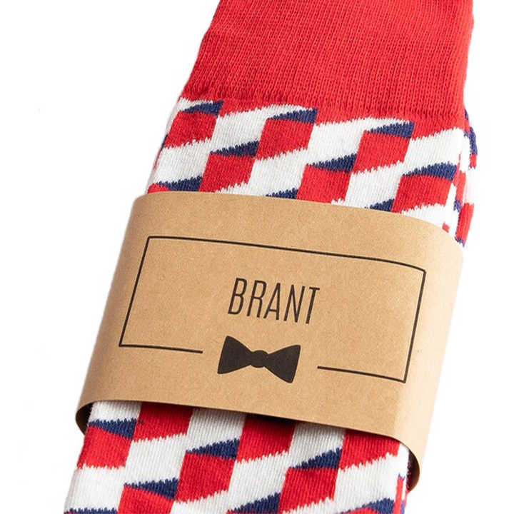 Custom Sock Paper Sleeves - Kraft Paper Cardboard Packaging