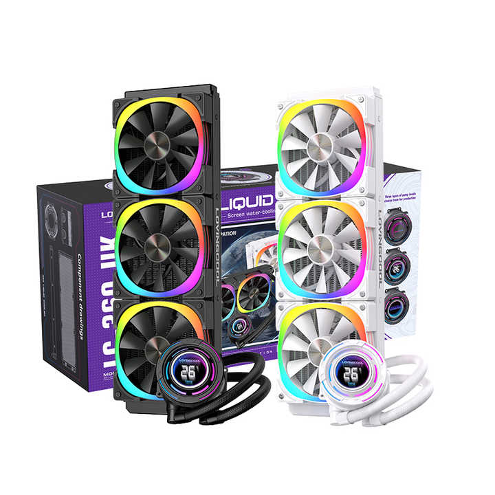 Lovingcool 360mm ARGB AIO CPU Water Cooler for AM5/LGA 2011