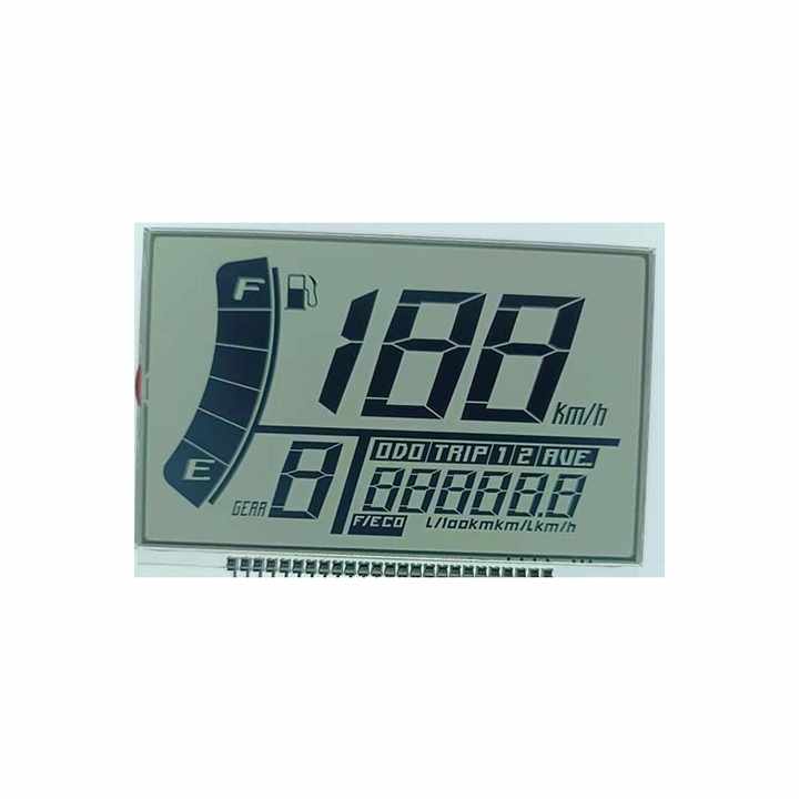 7 Segment Lcd Screen For Speedometer Motorcycle Yamaha Car Bike Pulsar ...