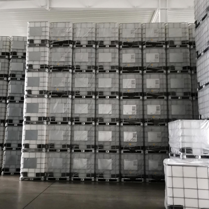 500L Horizontal Plastic IBC Tank - Ideal for Chemical Storage