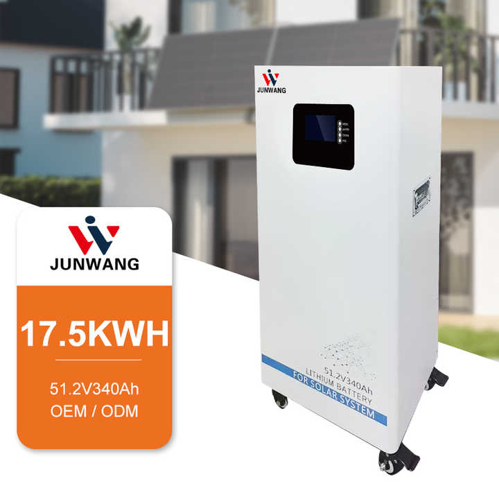 Jun Wang 51.2V 340ah Lithium-Ion Battery Pack for Solar Power