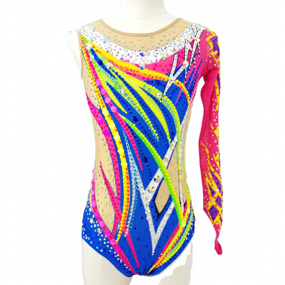 LIUHUO New Design Rhythmic Gymnastics Leotards Dance Costumes Girls ...