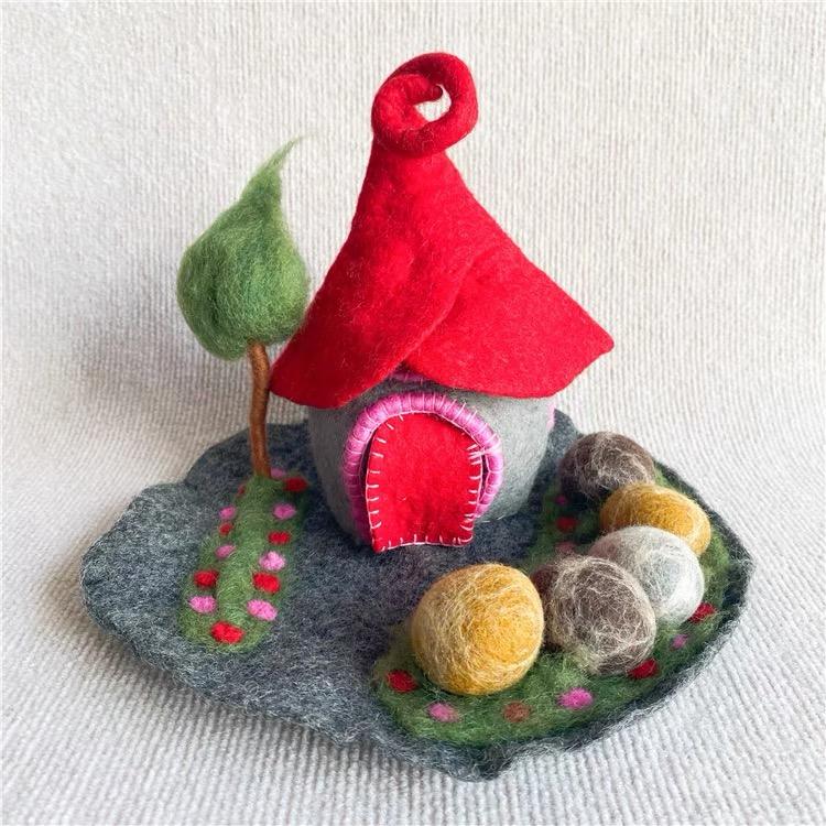 Fairy Doll House Felt Play Mat Storytelling Play Scape Waldorf Nature ...