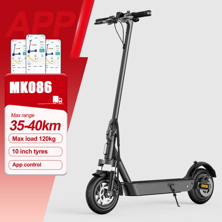 Foldable Electric Scooter 10Inch Adult Foot Scooters Brushless 350W 36V ...