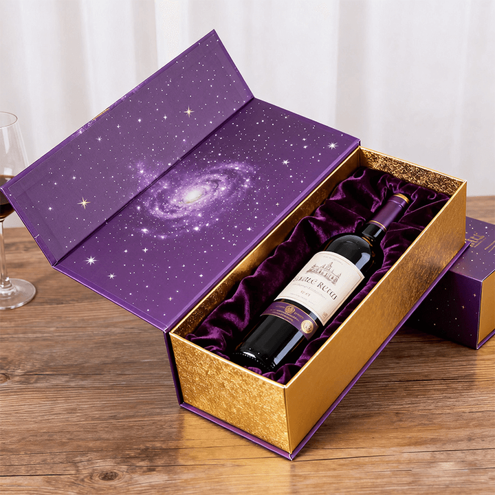 Custom Luxury Wine Gift Box Packaging Cardboard Wine Bottle Box with Logo Print for Wine Set ...