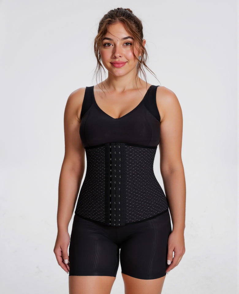 Invisible Waist Trainer NBS330 Breathable 4 Steel Boned Body Shaper for ...
