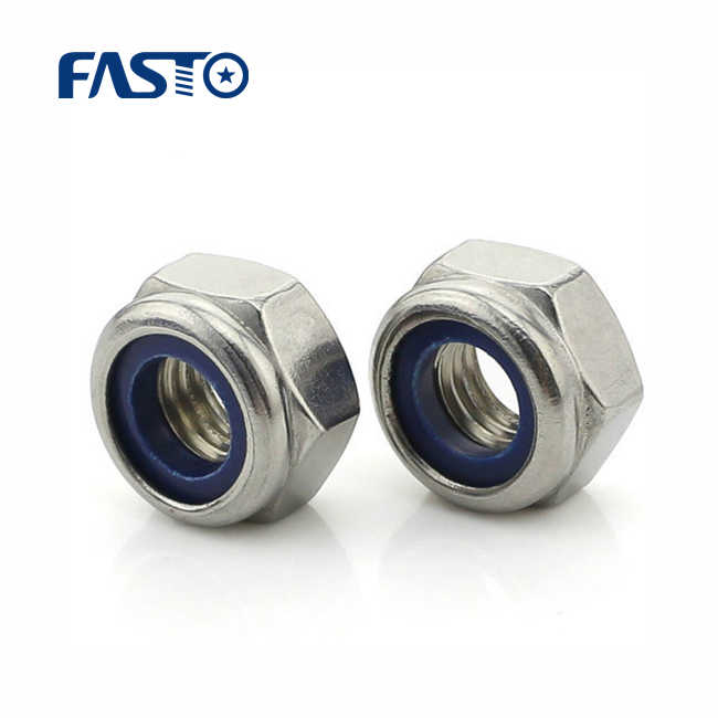 DIN985 Stainless Steel Lock Nut With Nylon Insert| Alibaba.com