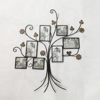 Family tree photo frame with 6 hanging wall picture frames for wall ...