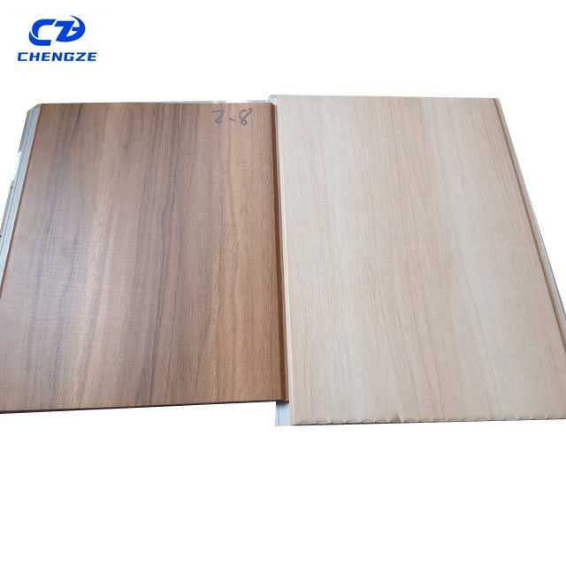Interior Laminated False Wall Panel De PVC Ceil Panel Lambris Pvc Faux ...